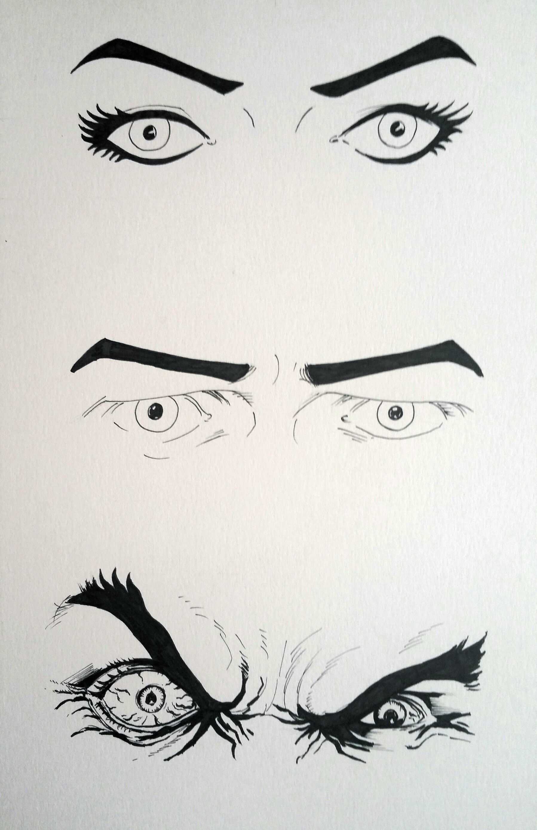 how to draw comics eyes