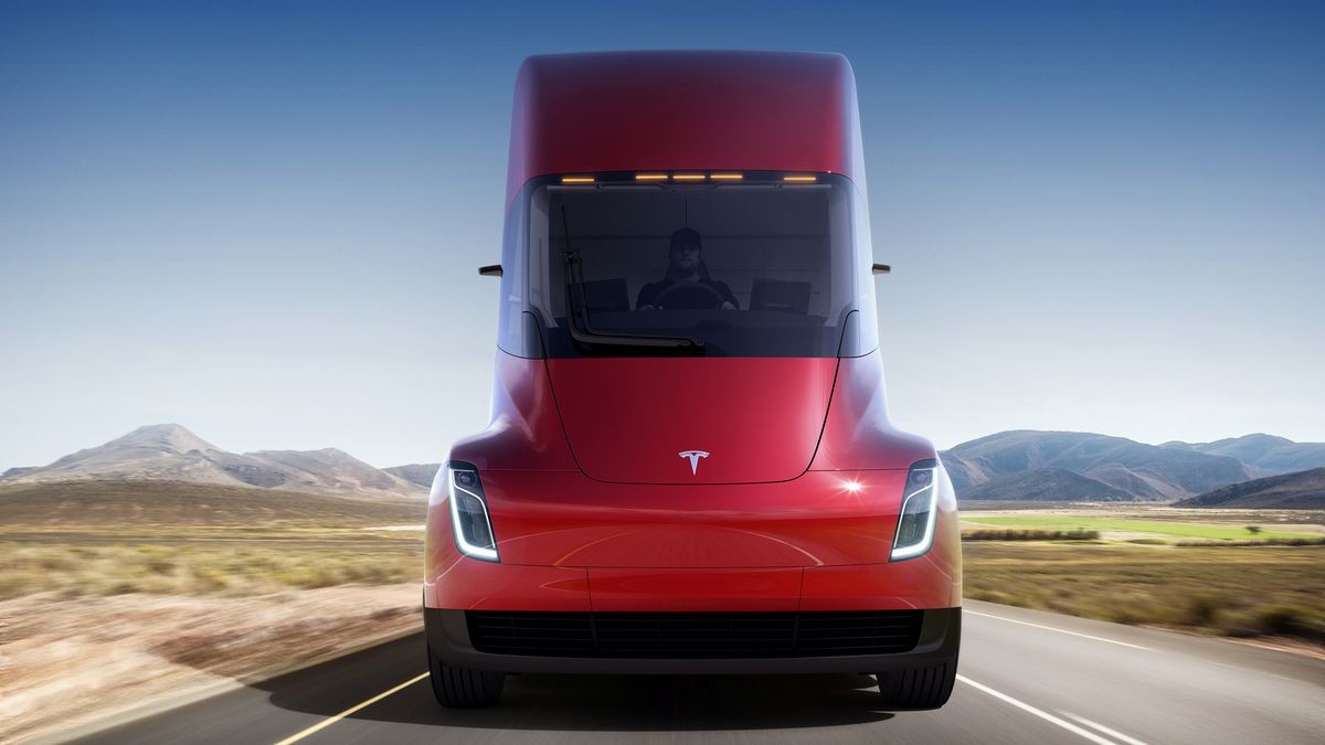ArtStation - Tesla Semi Truck