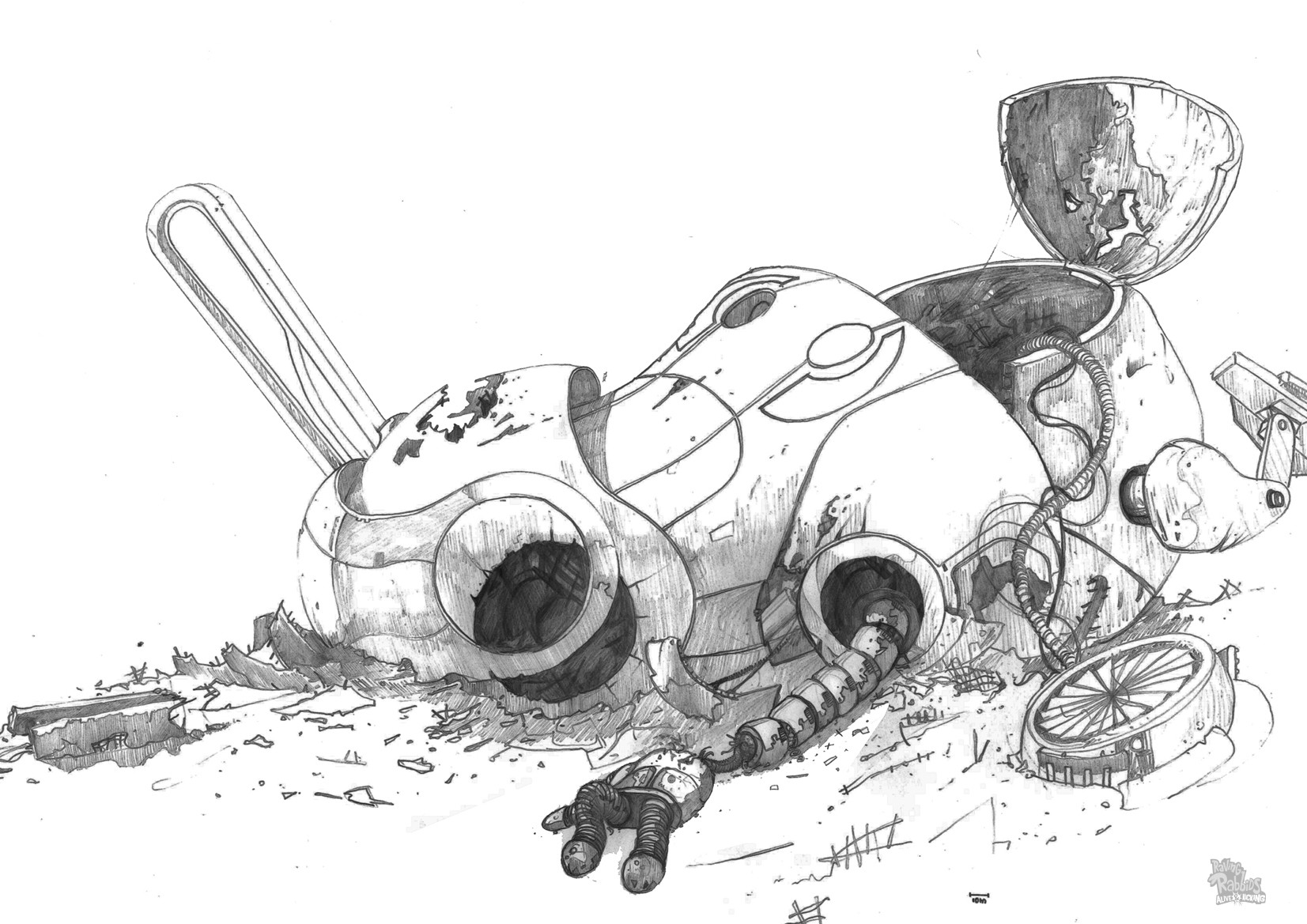 ArtStation - Raving Rabbids: Sketch #1