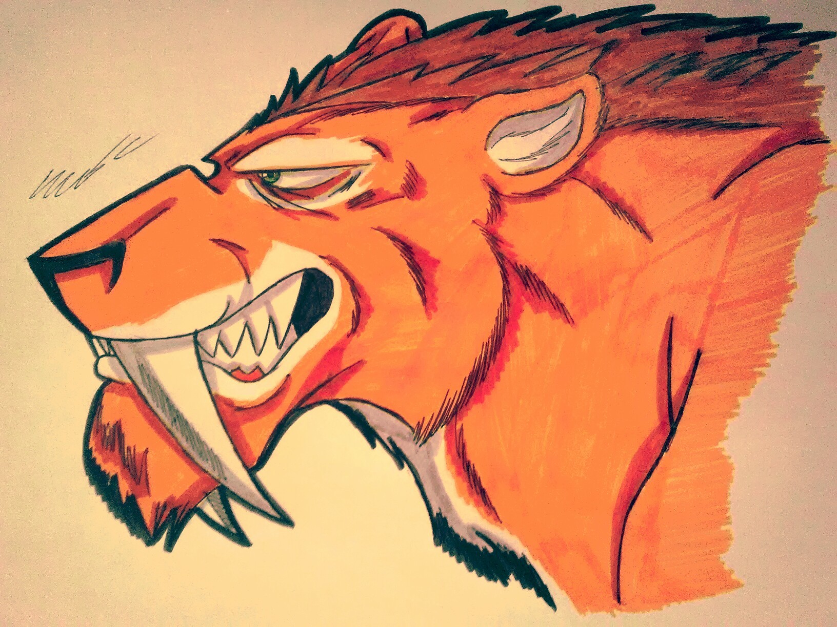 ArtStation - Saber toothed Tiger