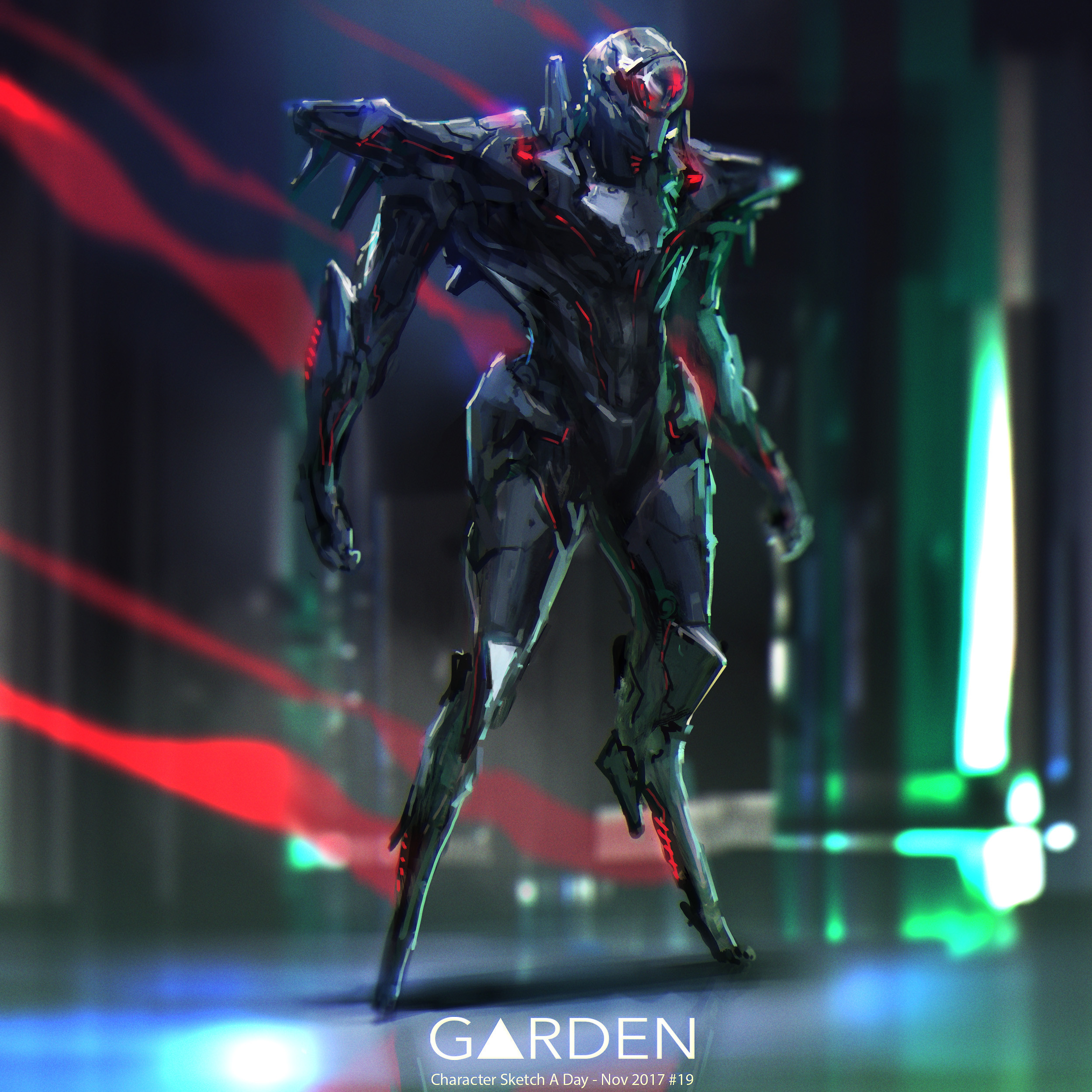 Tom Garden - Character Sketch a Day 2017