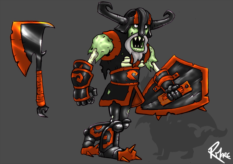 Ronald Marc - Spyro "a new beginning" concept art.