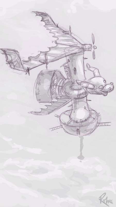 Ronald Marc - Spyro "a new beginning" concept art.