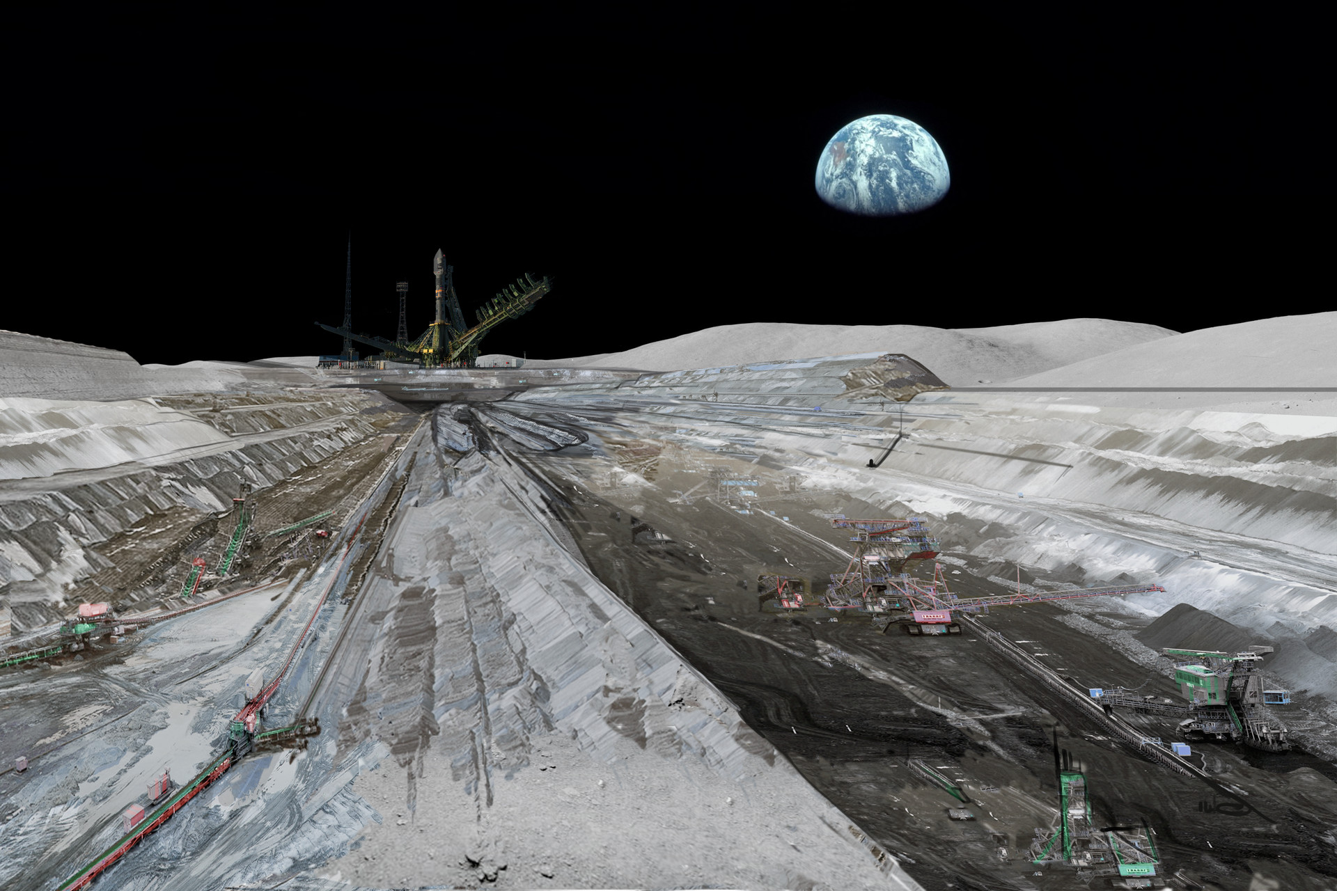 ArtStation - Lunar Mine