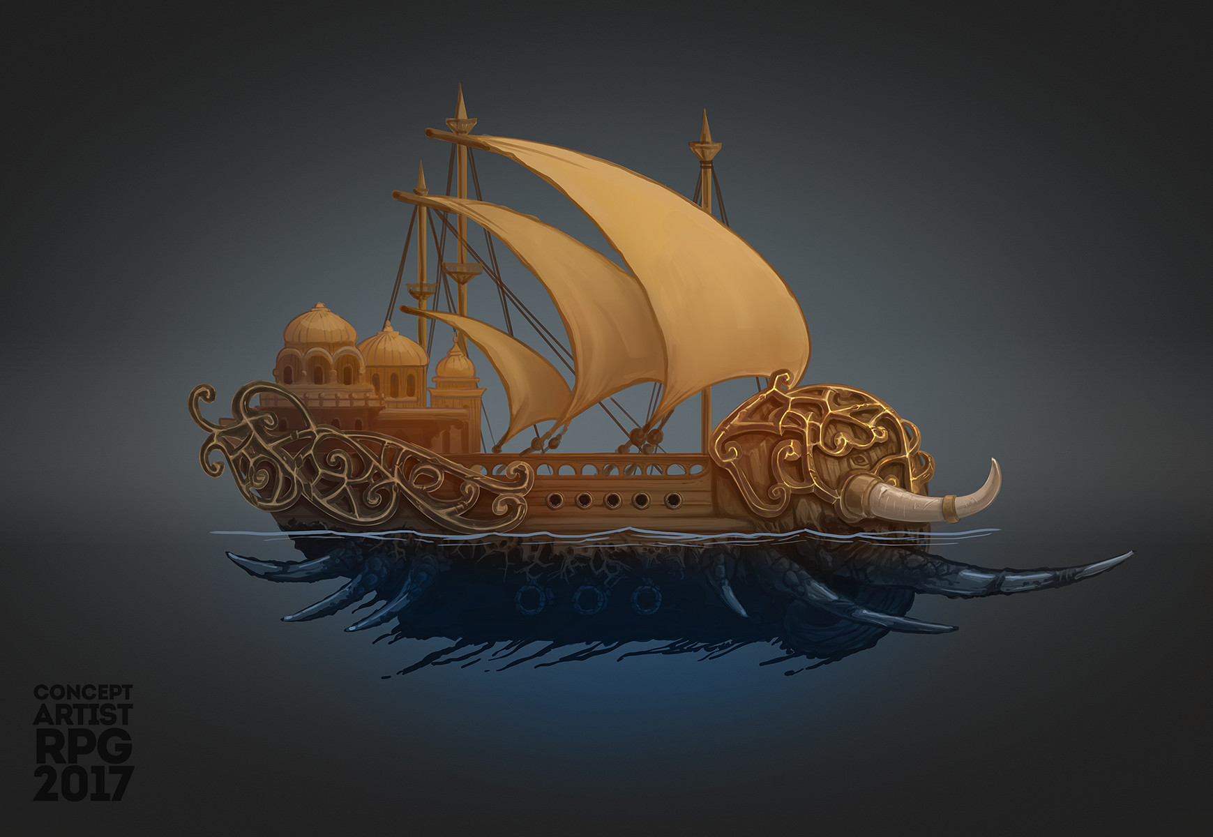 ArtStation - Captain's ship
