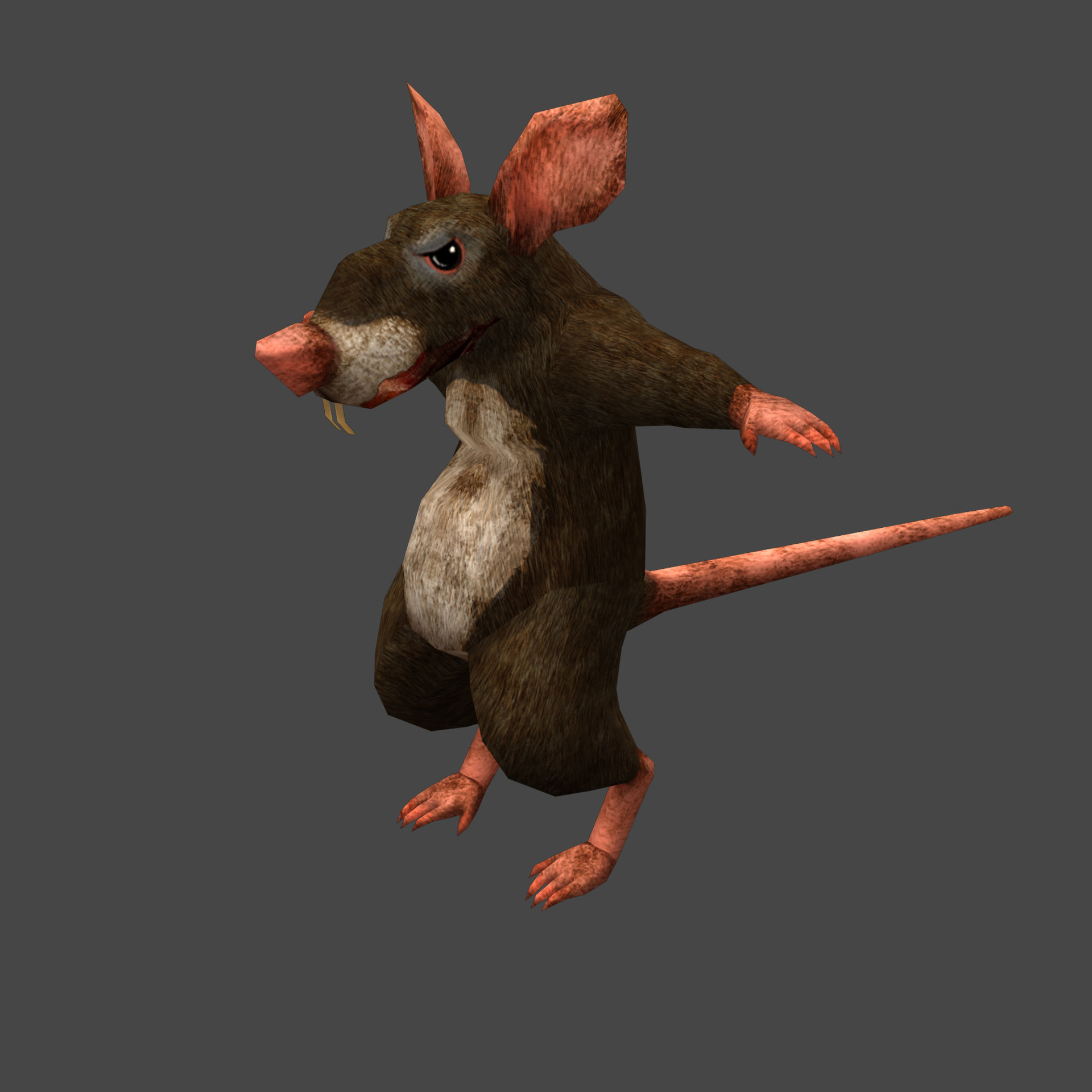 Yodha Game Studio - 3D Low Poly Rat