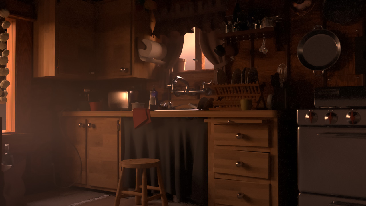 ArtStation - Evening Kitchen