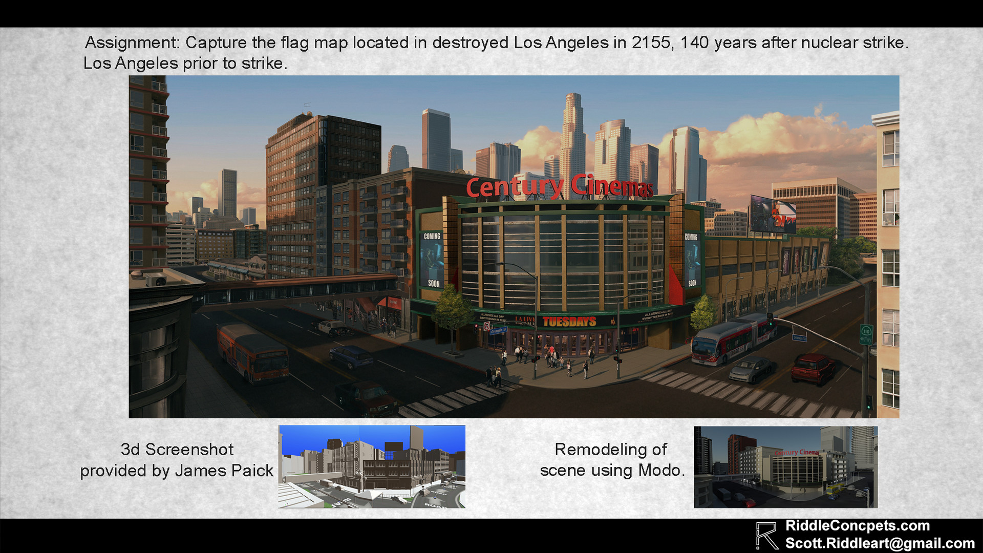 ArtStation - Post Apocalyptic Capture the Flag Setting