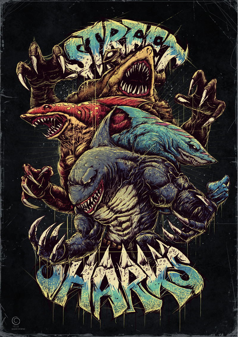 Street Sharks Art