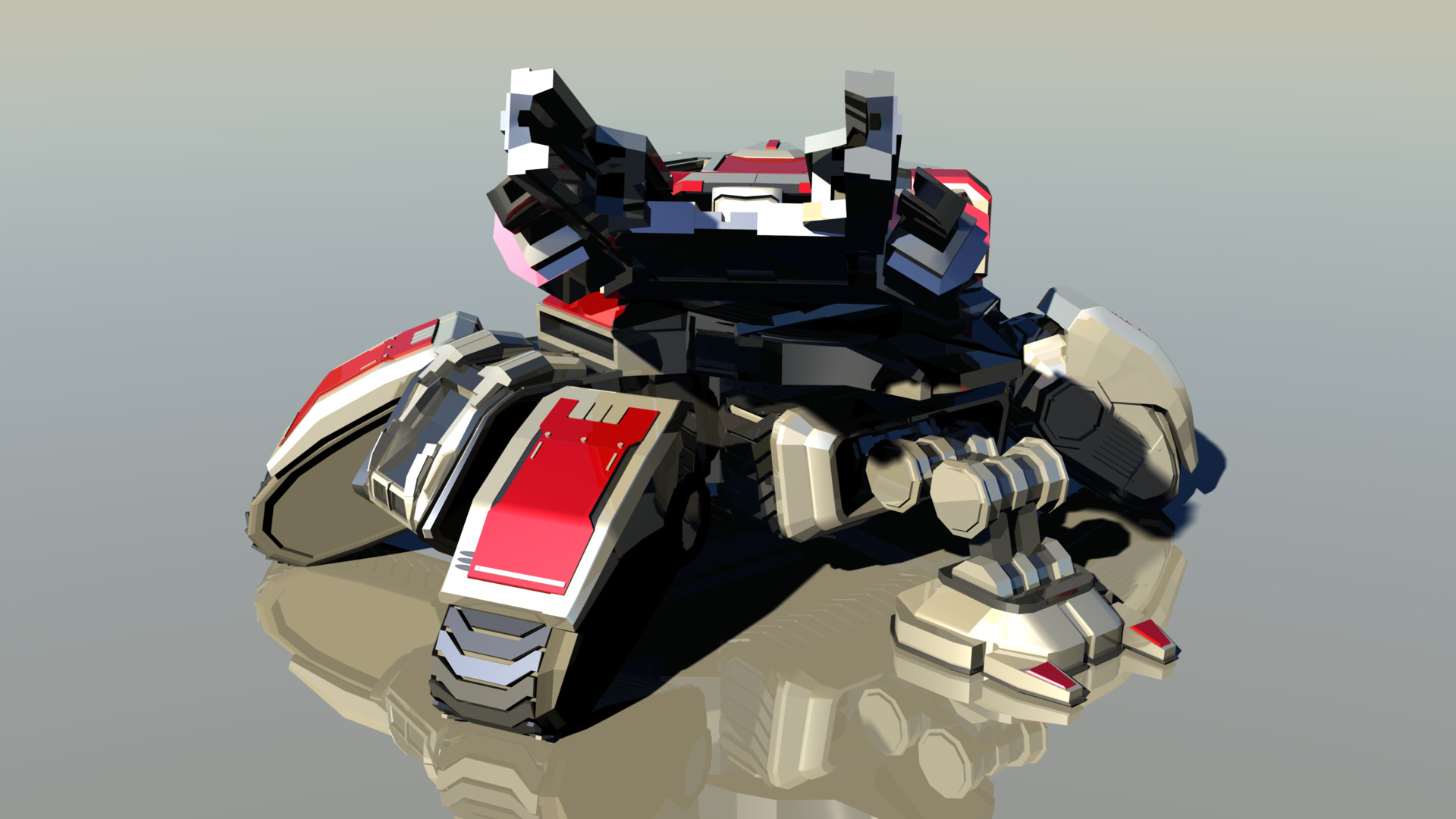 ArtStation - Siege tank (mental ray render) : From Starcraft2 (SC2)