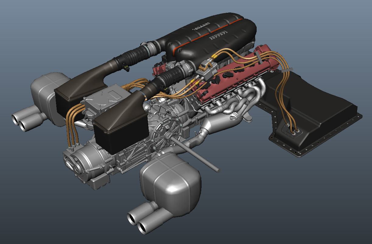 Ferrari Laferrari Engine