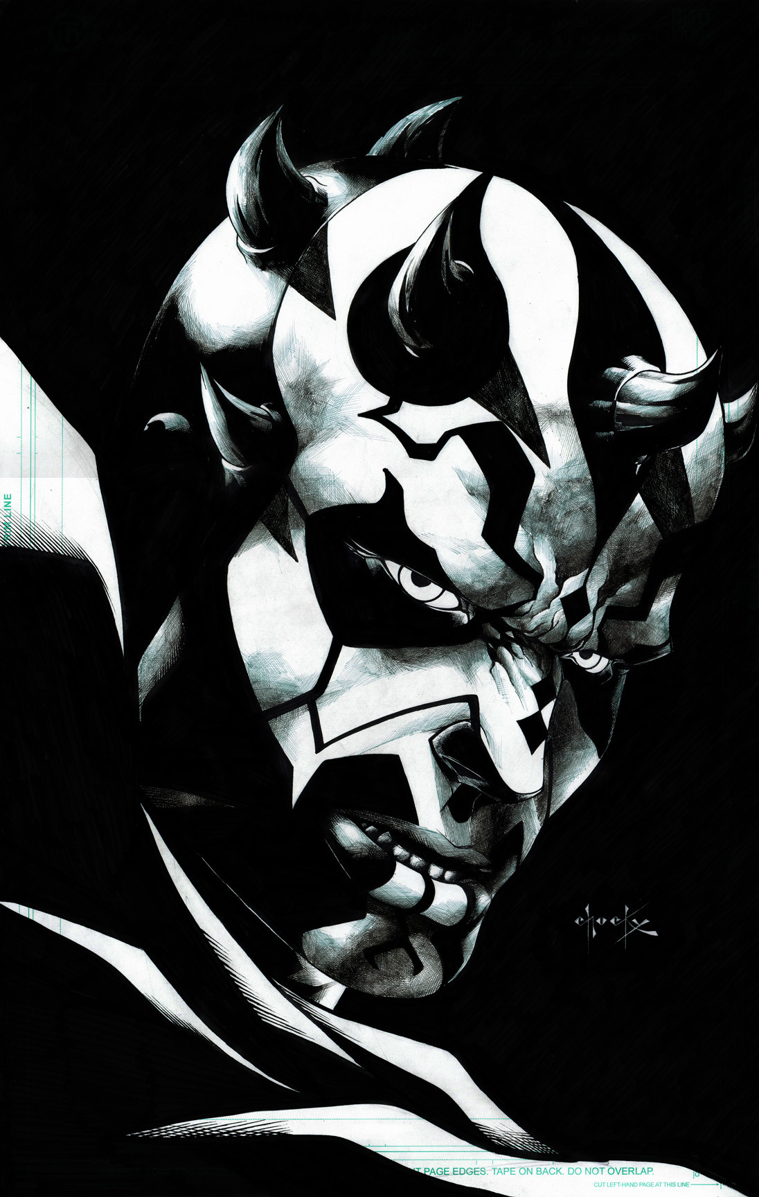 ArtStation - In Your Face - Darth Maul