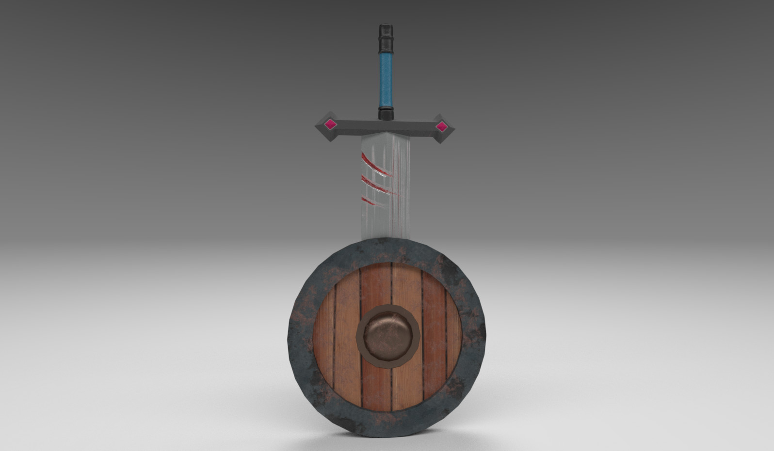 ArtStation - Violet's Sword and Shield