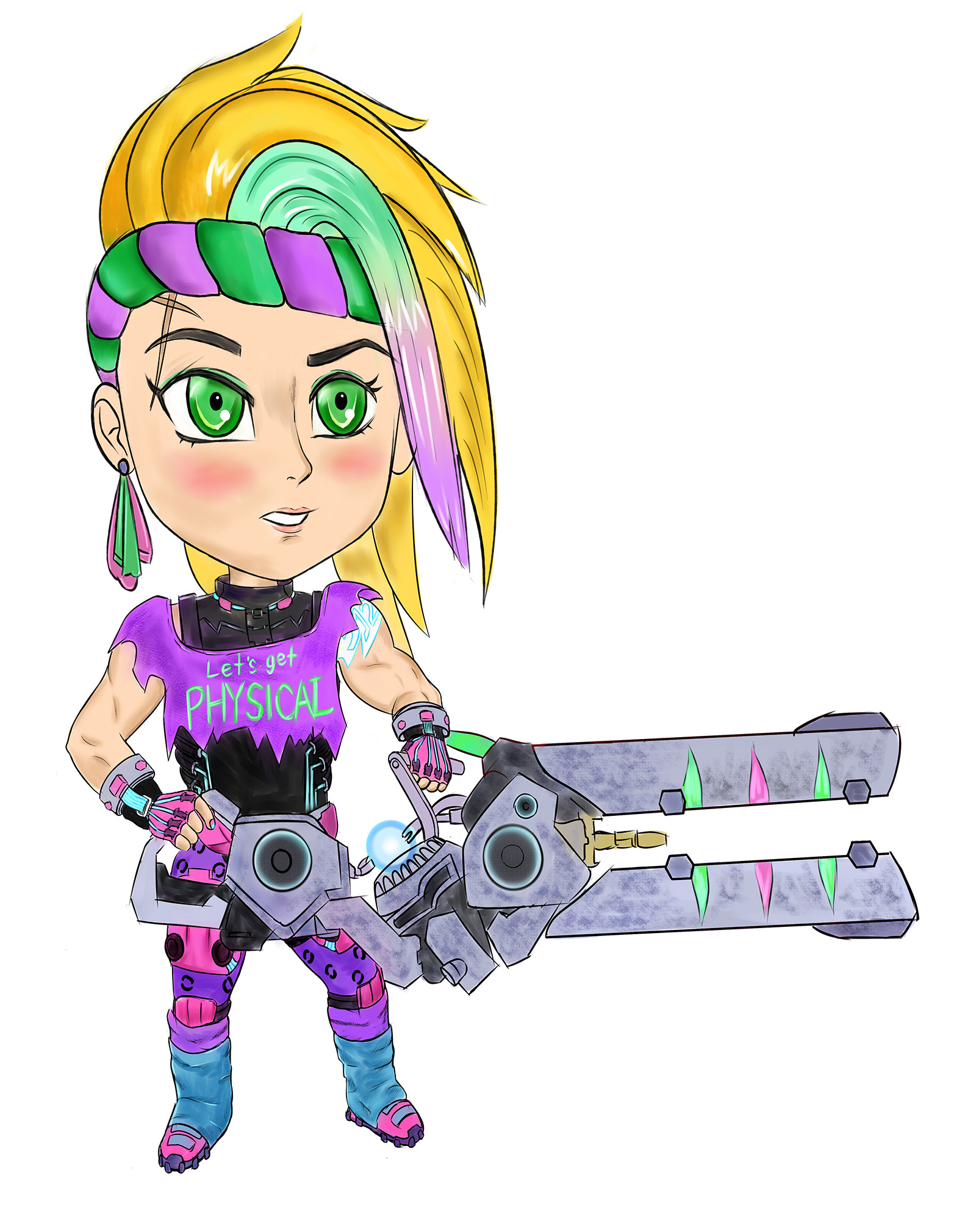 ArtStation - Zarya chibi