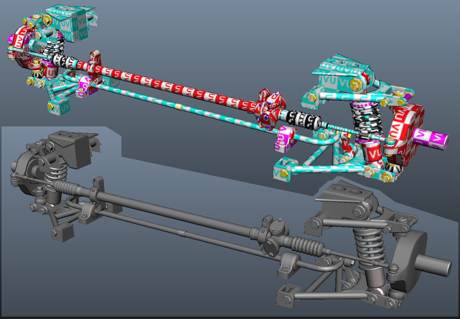 Andrea Sanna - Ferrari F40 engine bay and mechanical parts