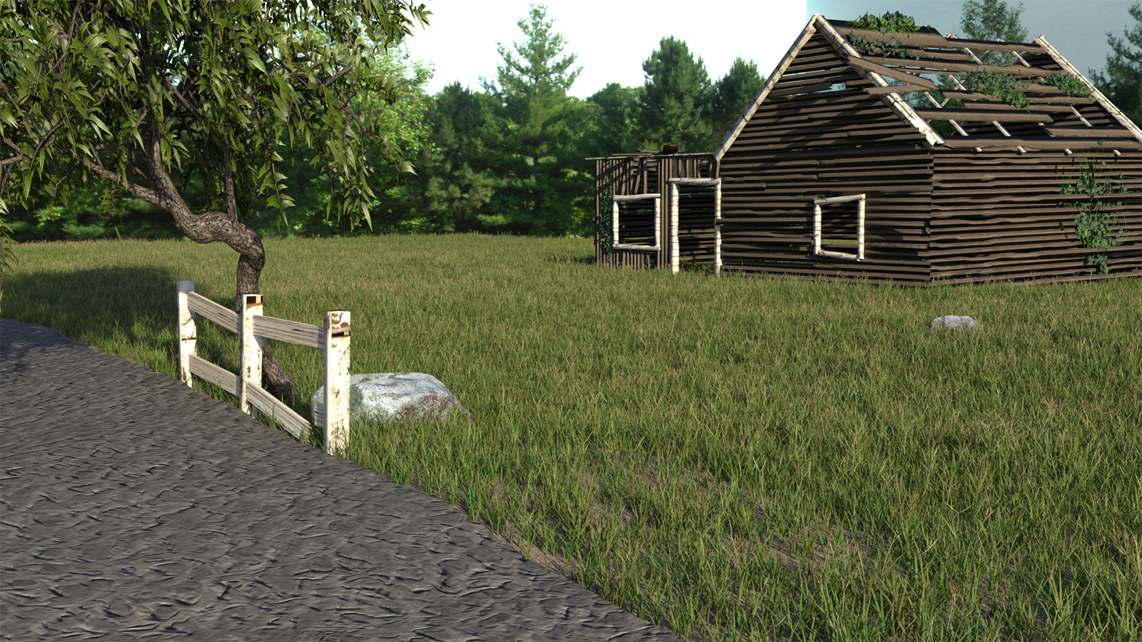 ArtStation - Lonely Shack