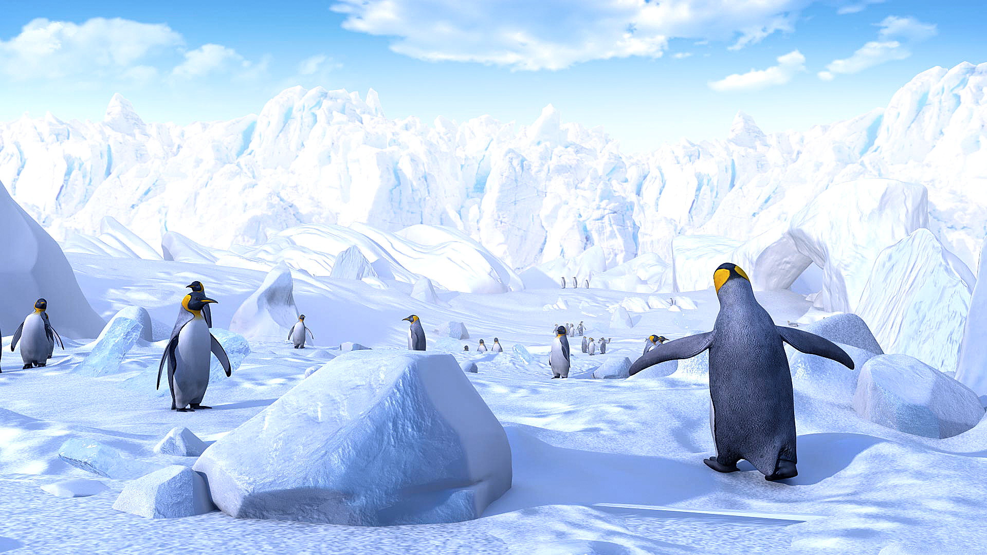ArtStation - Penguins animation