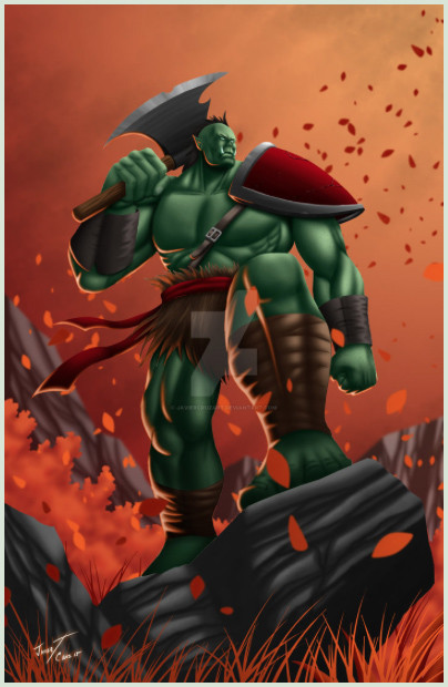 ArtStation - Orc painting