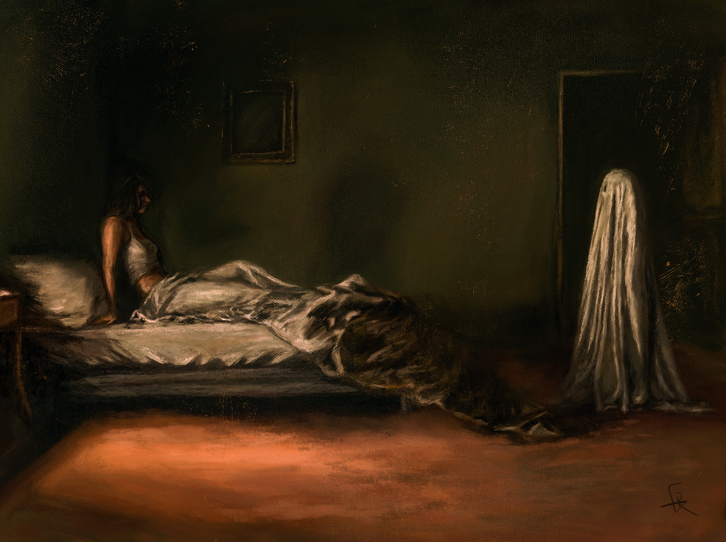 ArtStation - A ghost at the door