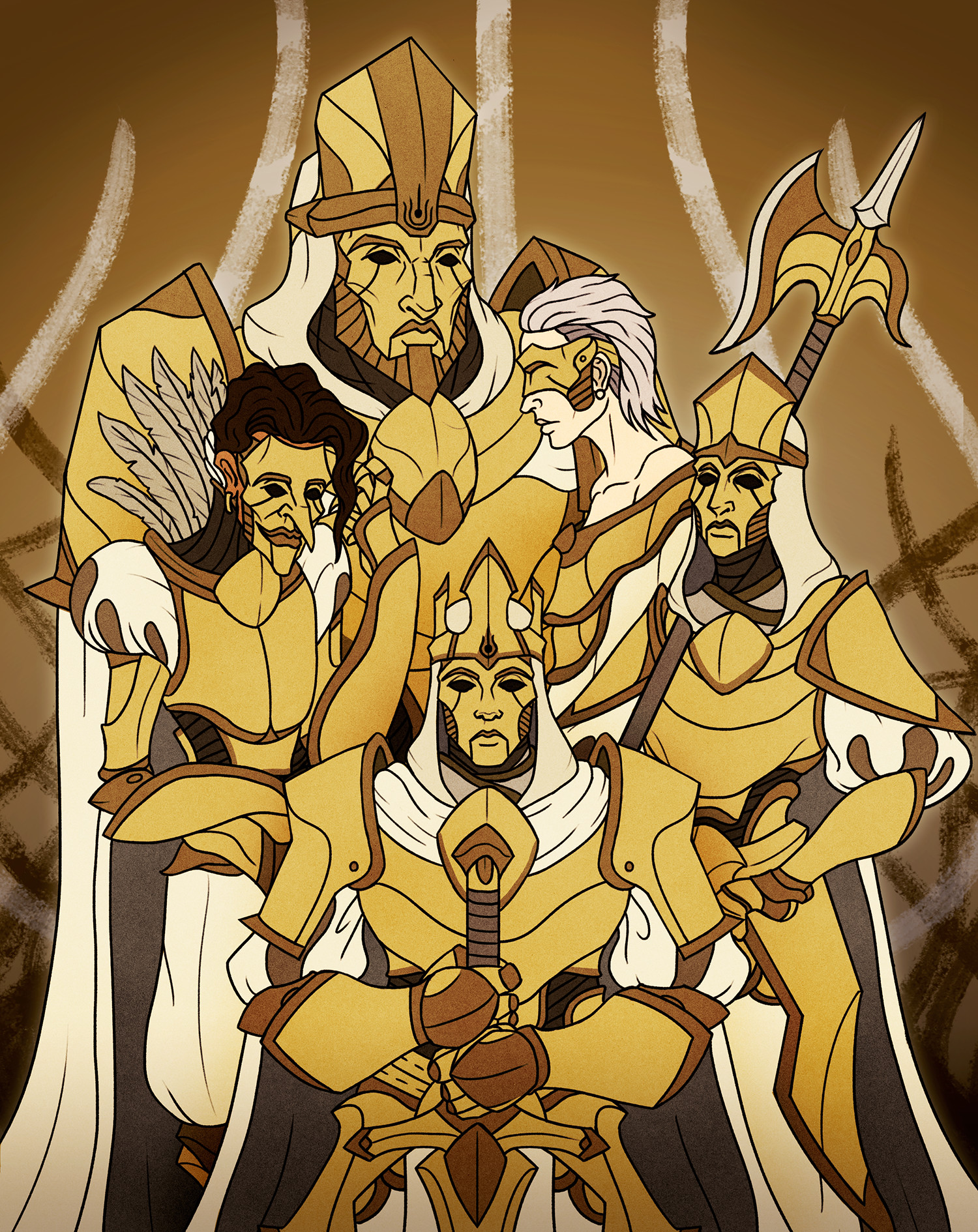 ArtStation - The Living Saints