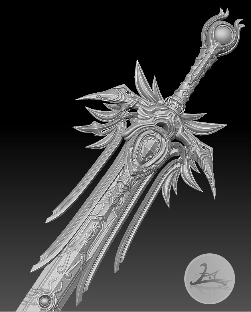 ArtStation - Sword Modeling
