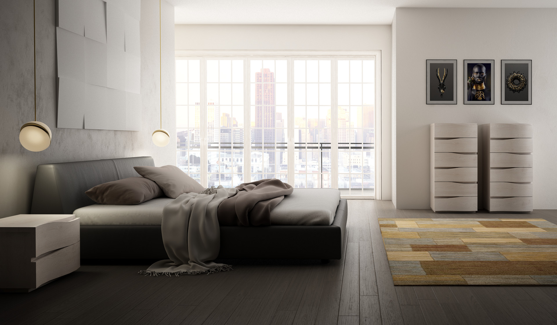 ArtStation - Lateral bedroom view