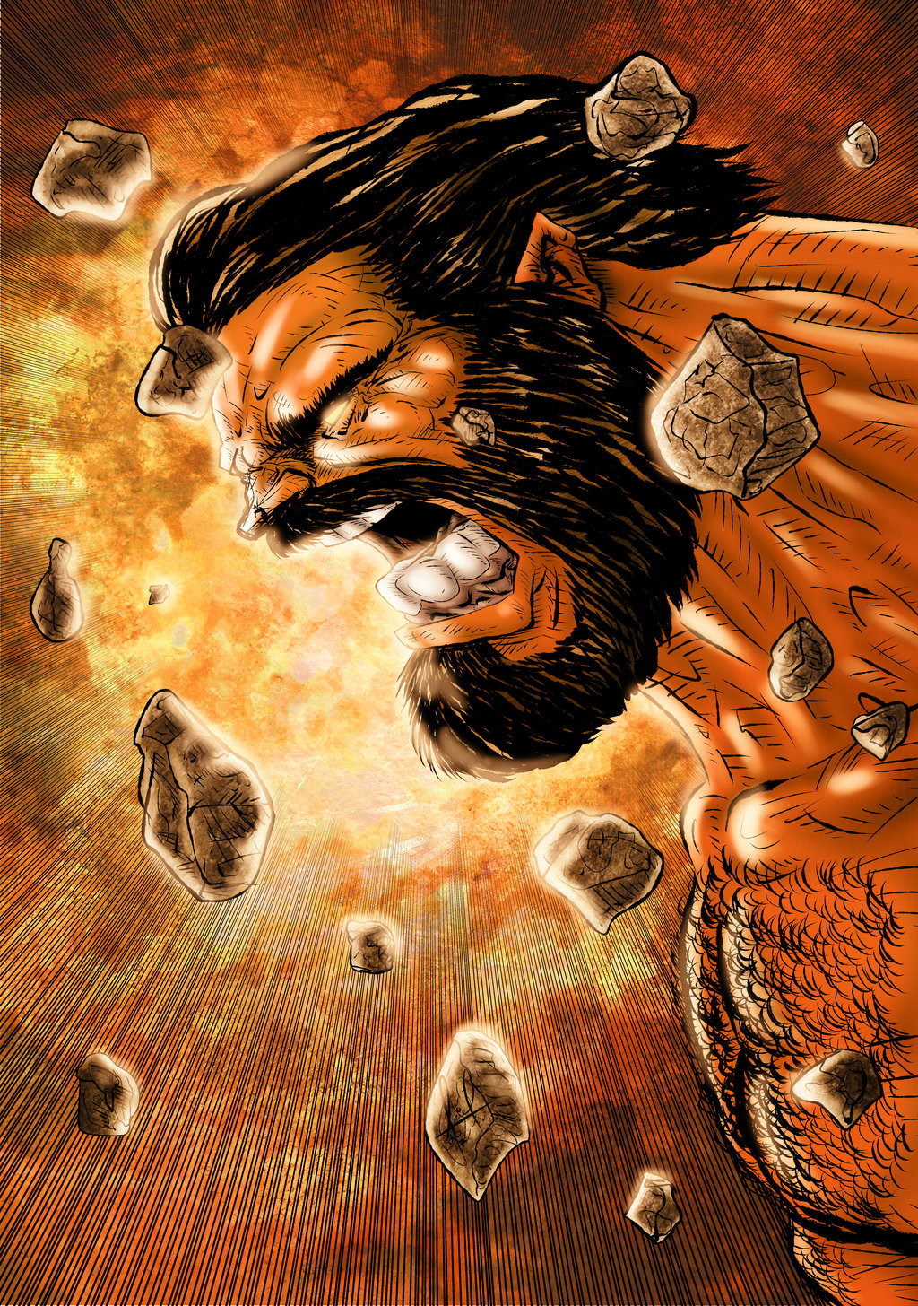 ArtStation - Red Hulk Ariel New