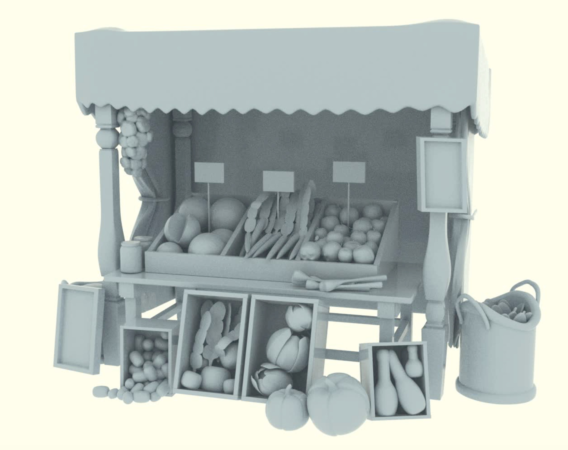 ArtStation - Fruit Stand