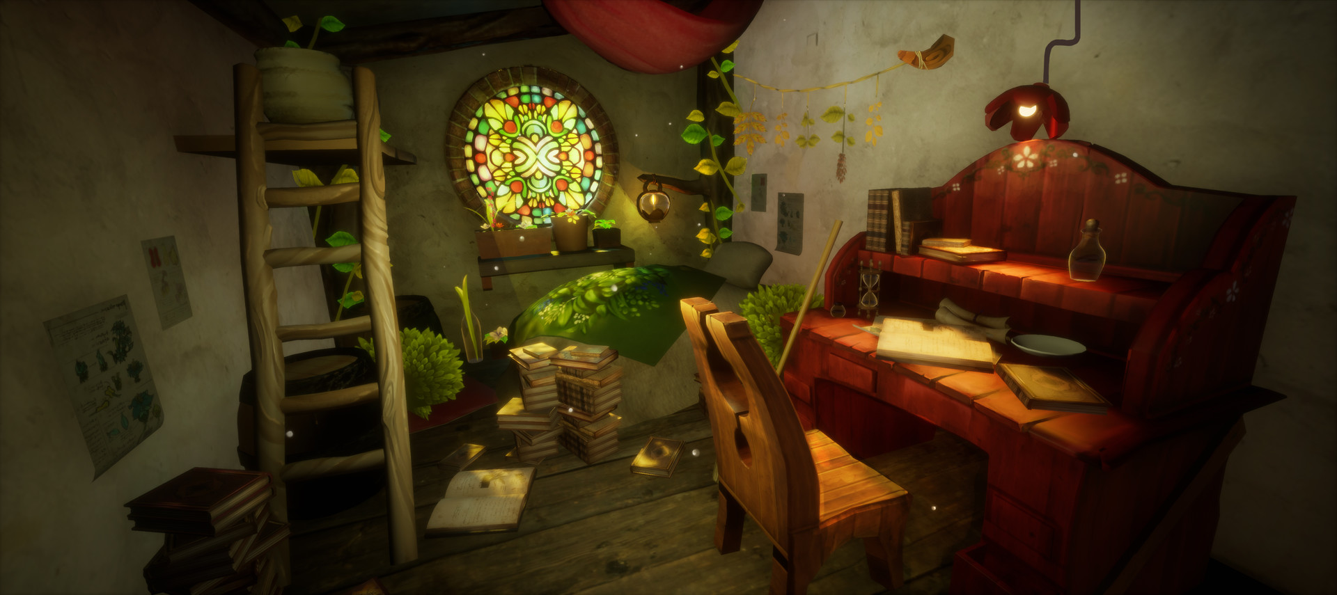 ArtStation - Apprentice Witch's study room