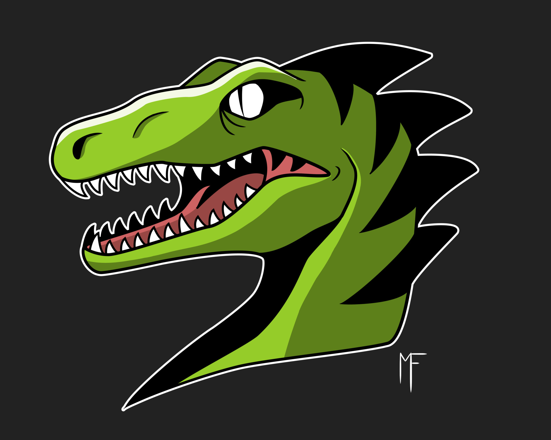 ArtStation - Dinosaur Logo