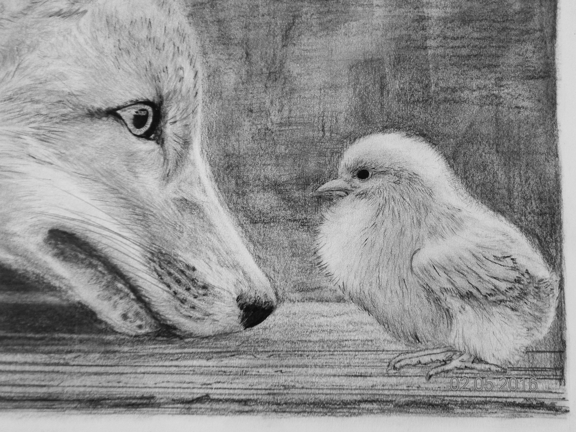 ArtStation - Fox and chicky