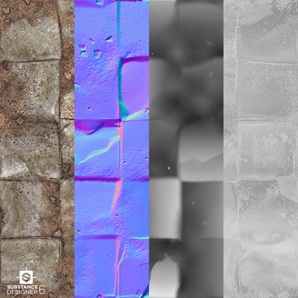 Jin woo Choi - Substance Designer Ground Texture