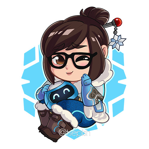 how to draw chibi overwatch