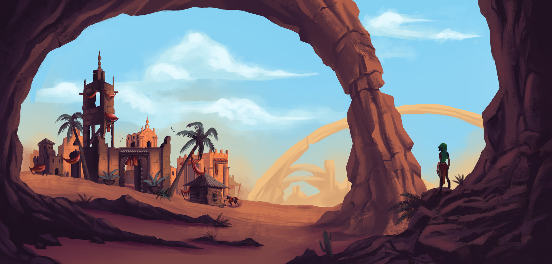 ArtStation - Desert Village Outskirts