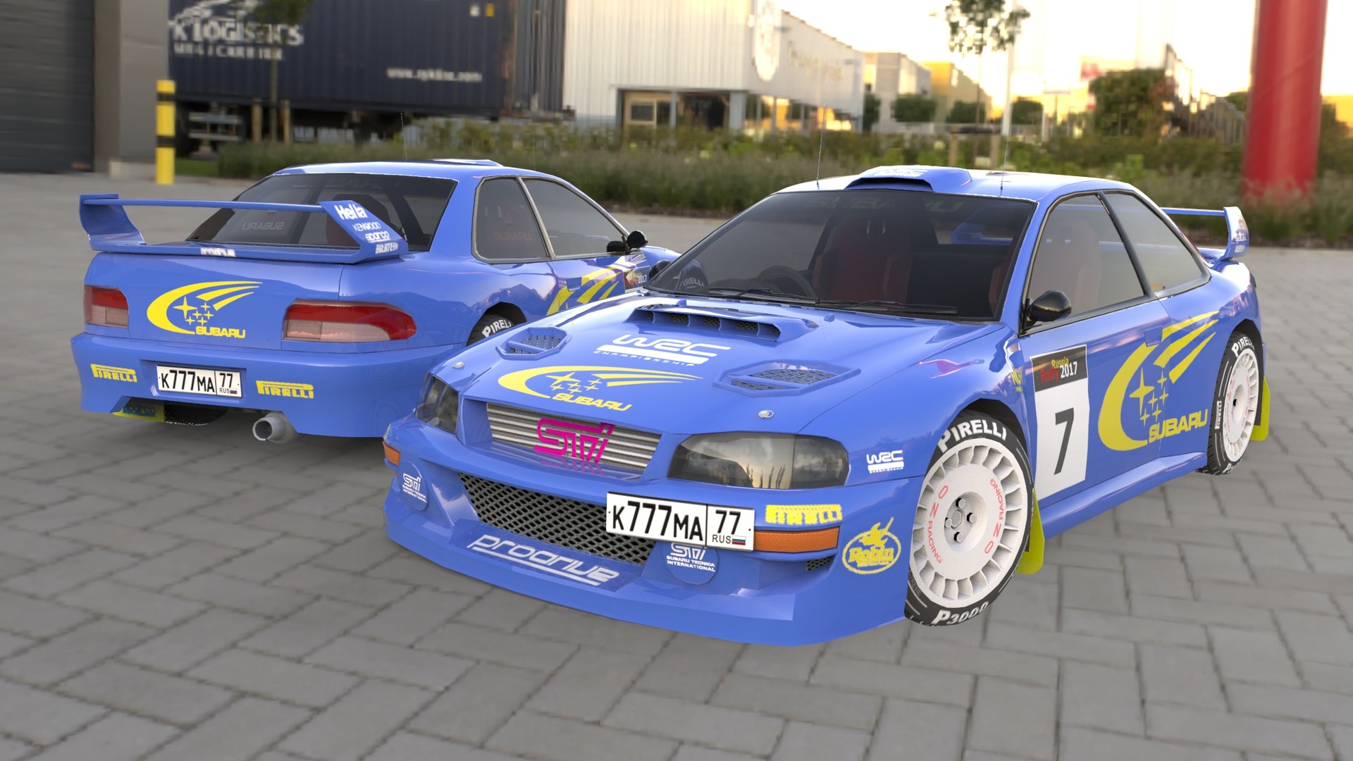 ArtStation - Subaru Impreza WRC'97
