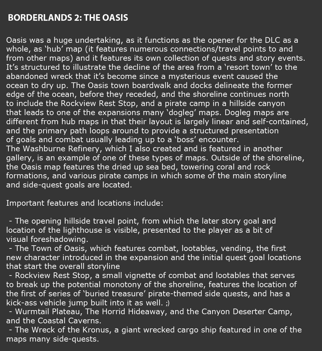 ANDREW BAKER - Borderlands 2 Level Design: Oasis