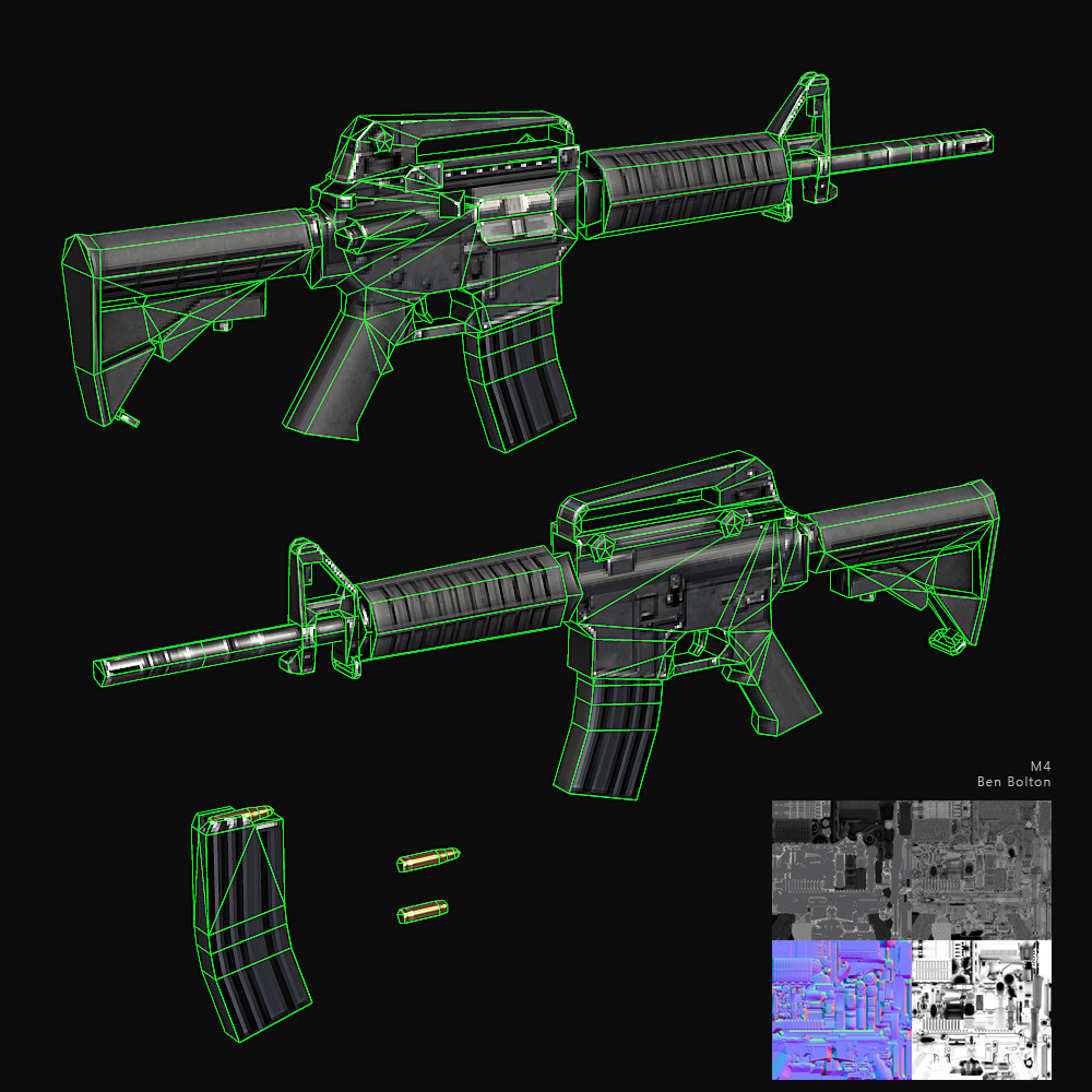 Ben Bolton - Lowpoly Guns II