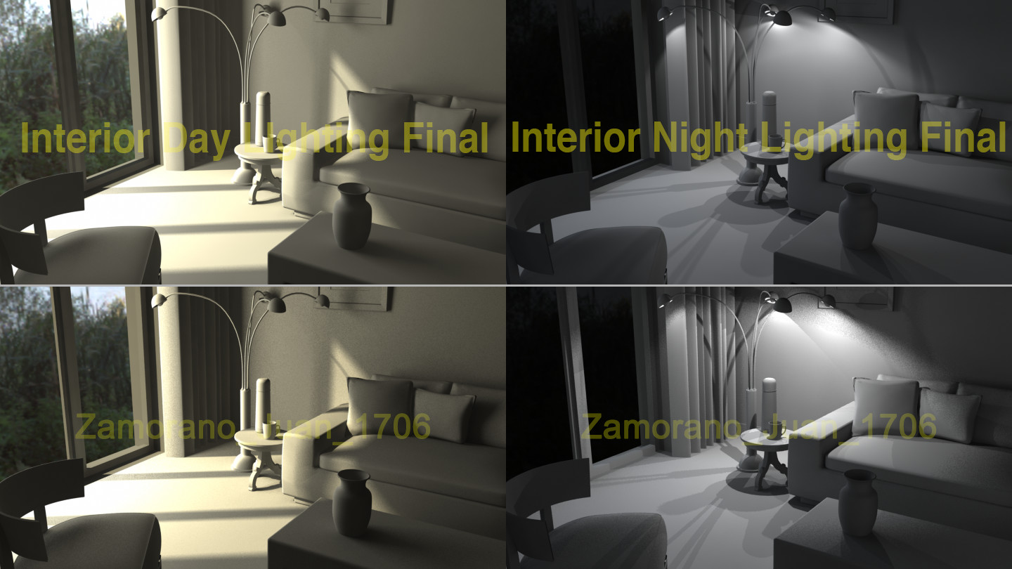 ArtStation - Shading and Lighting- Interior and Exterior lighting scenes