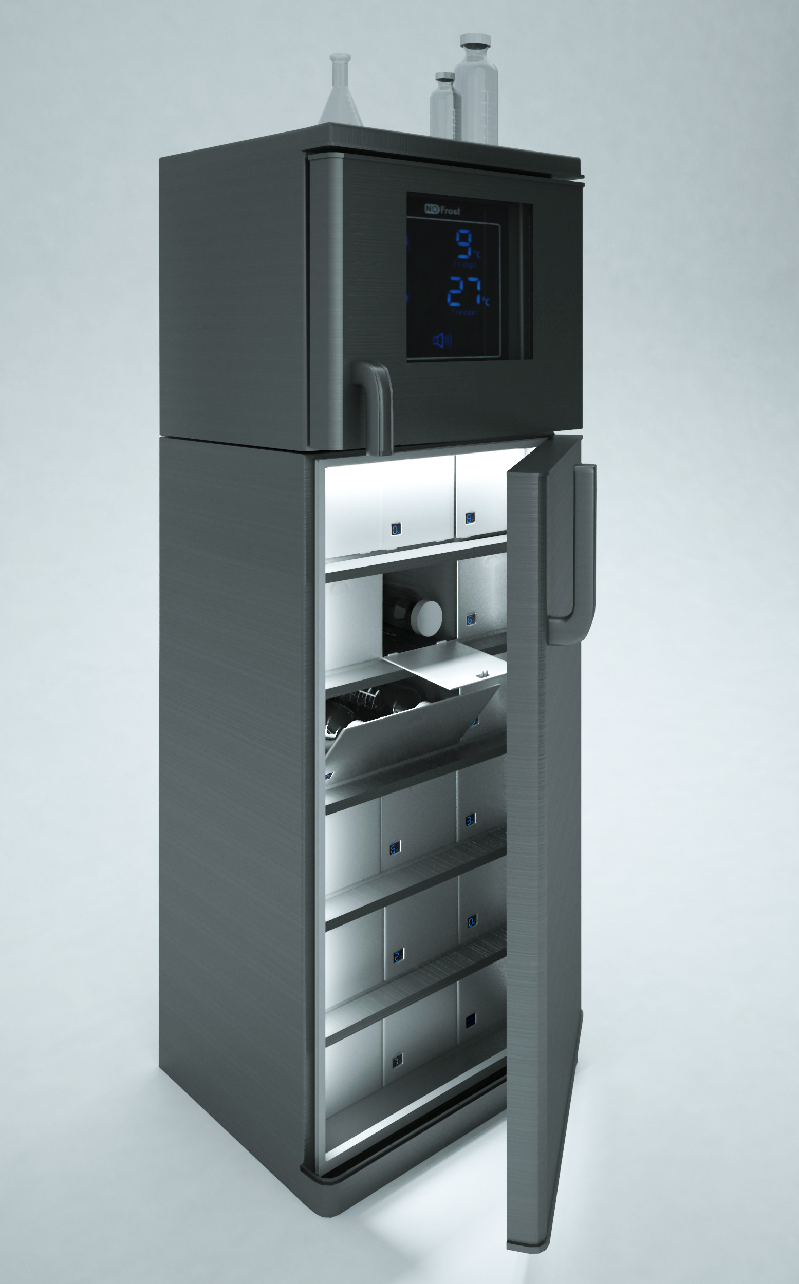 ArtStation - The refrigerator for chemical reagents