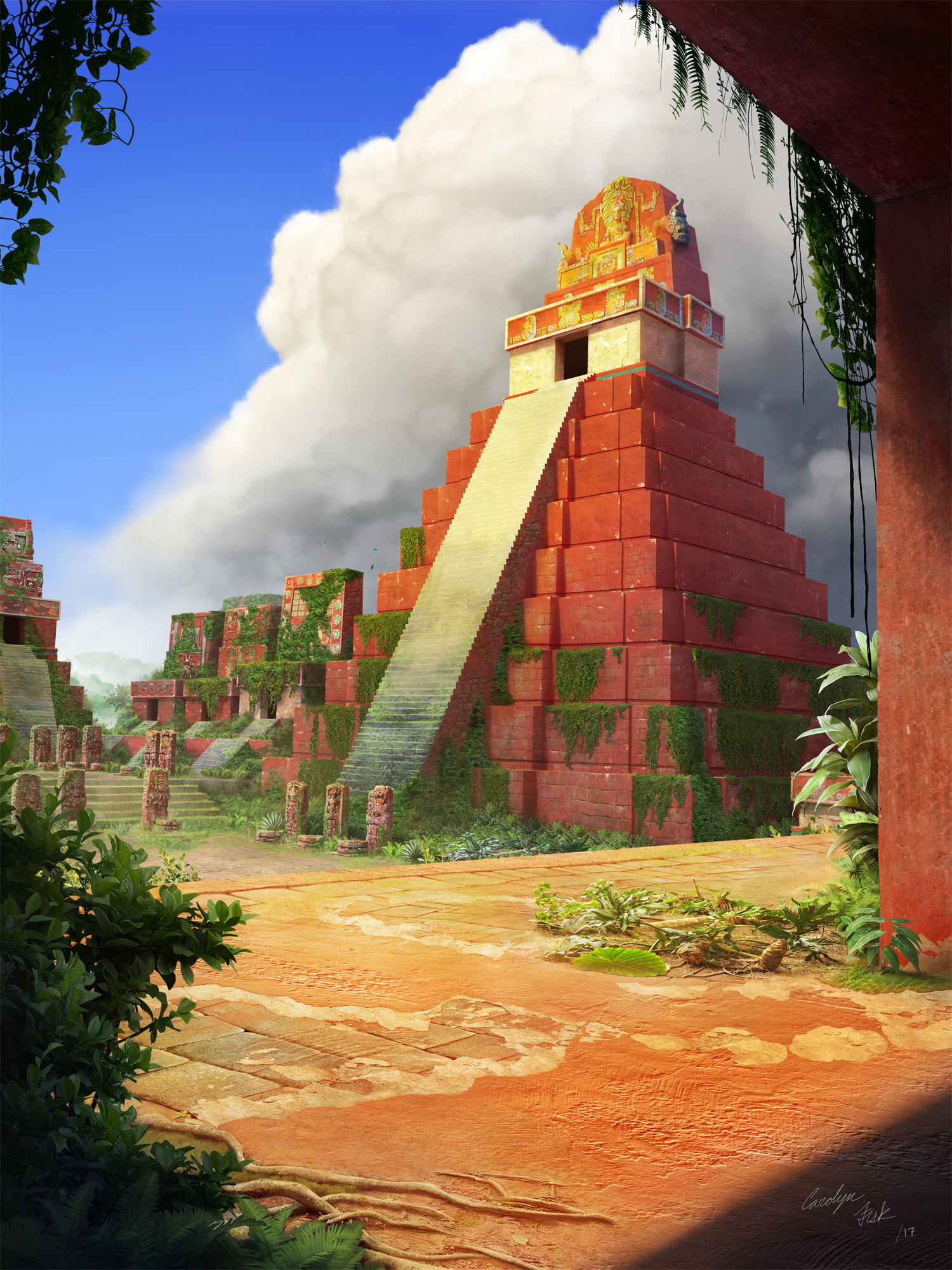 ArtStation - Tikal Ruins - Commissioned Work