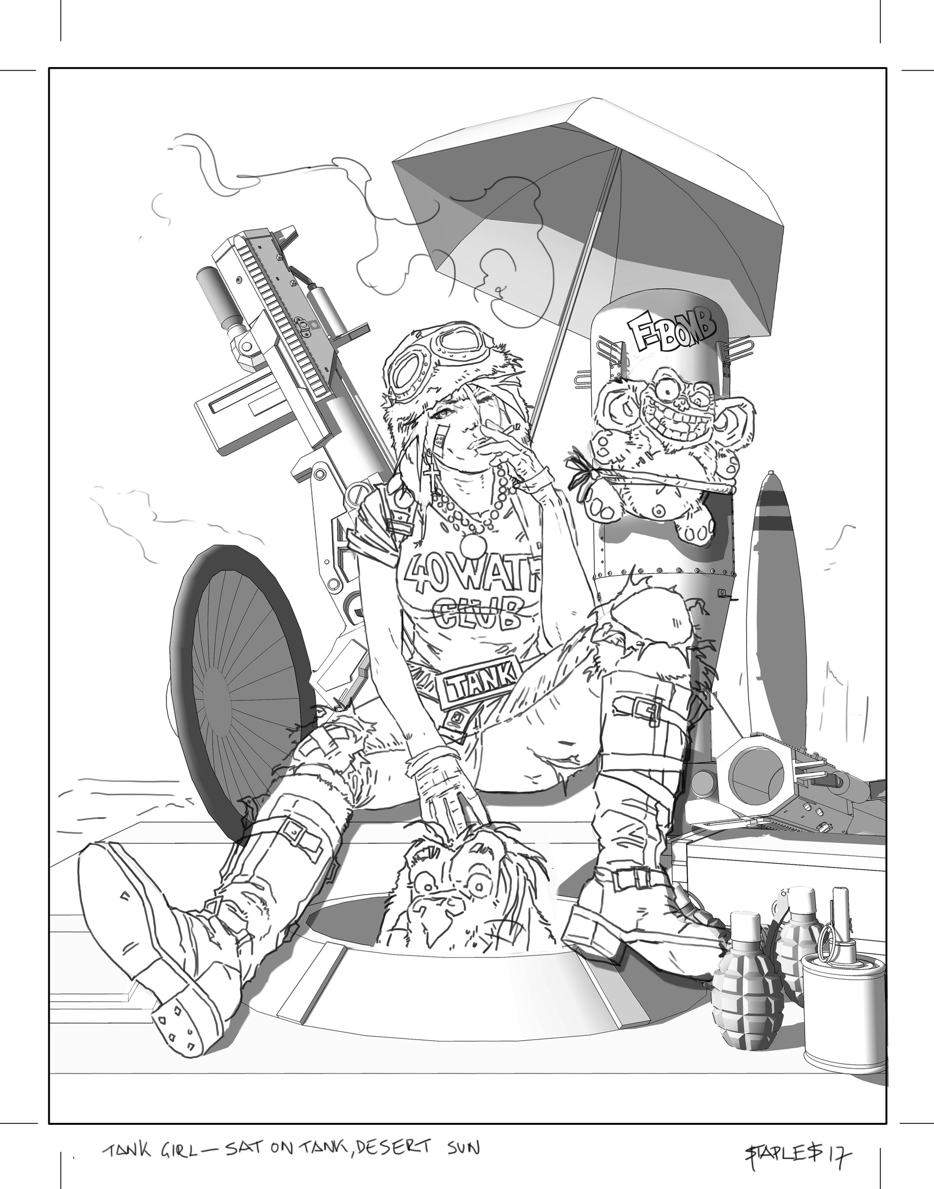 Greg Staples - Tank Girl