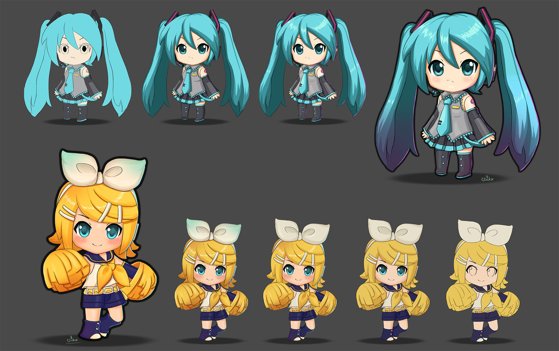 ArtStation - Chibi Study and tutorial