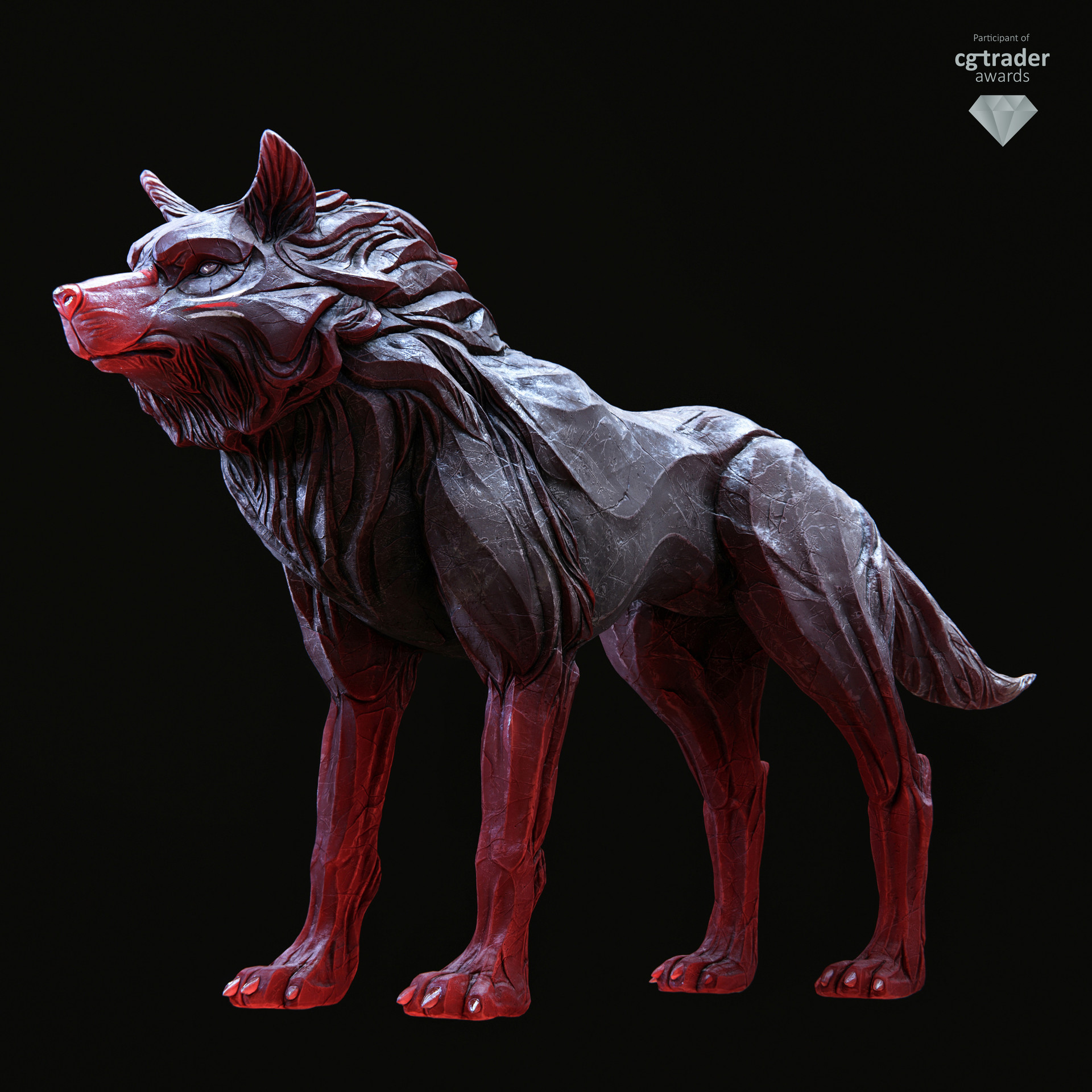 ArtStation - wolf study
