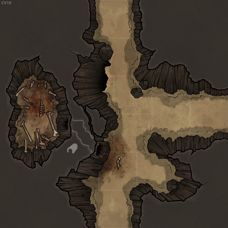 ArtStation - Cave Tiles: The Bone Larder.