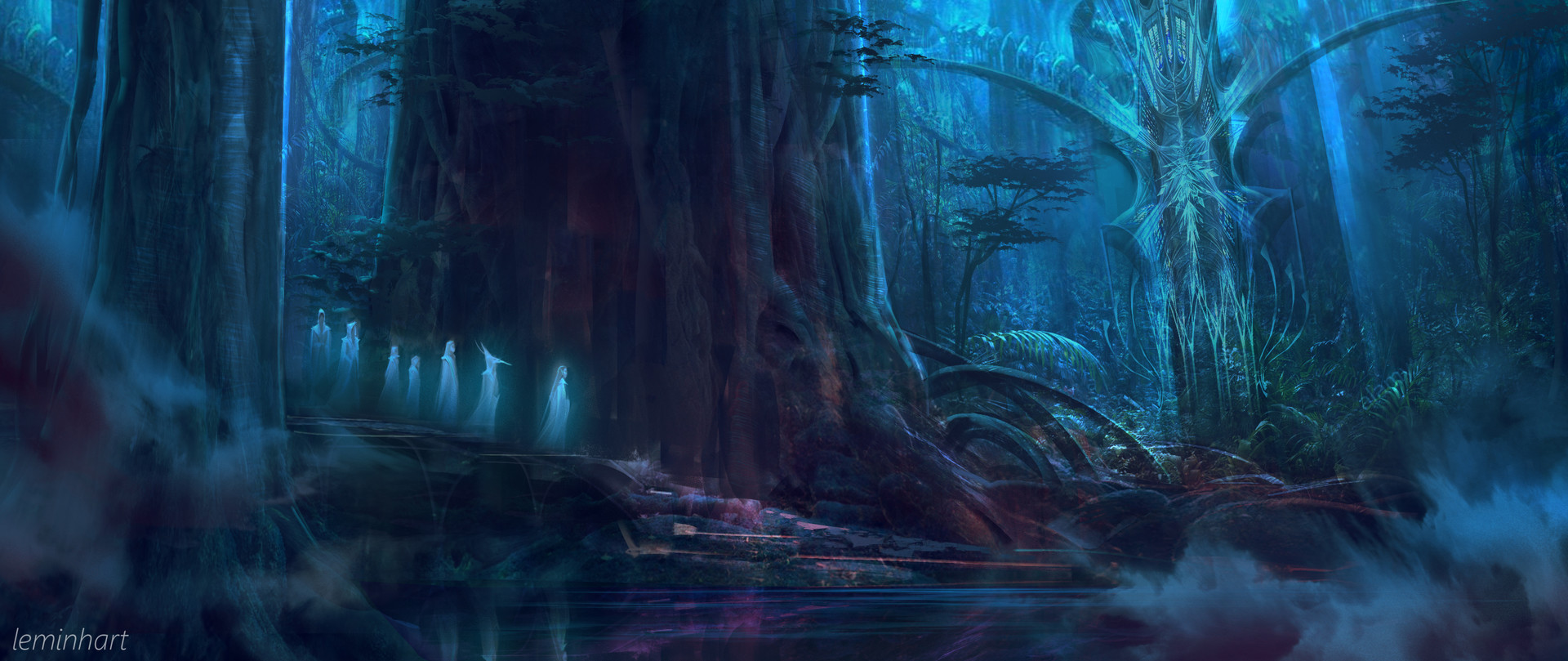 ArtStation - Elven Sanctuary