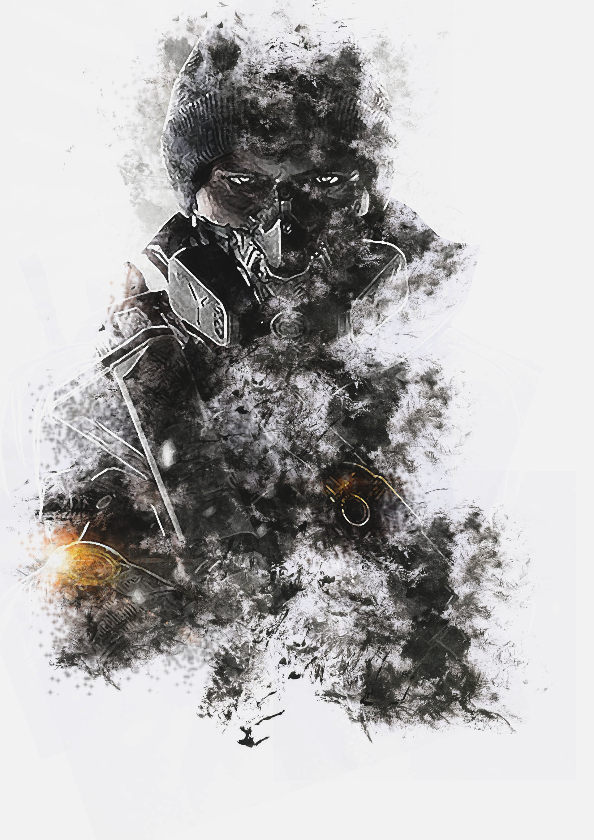 ArtStation - The Division Ink Smudge Effect