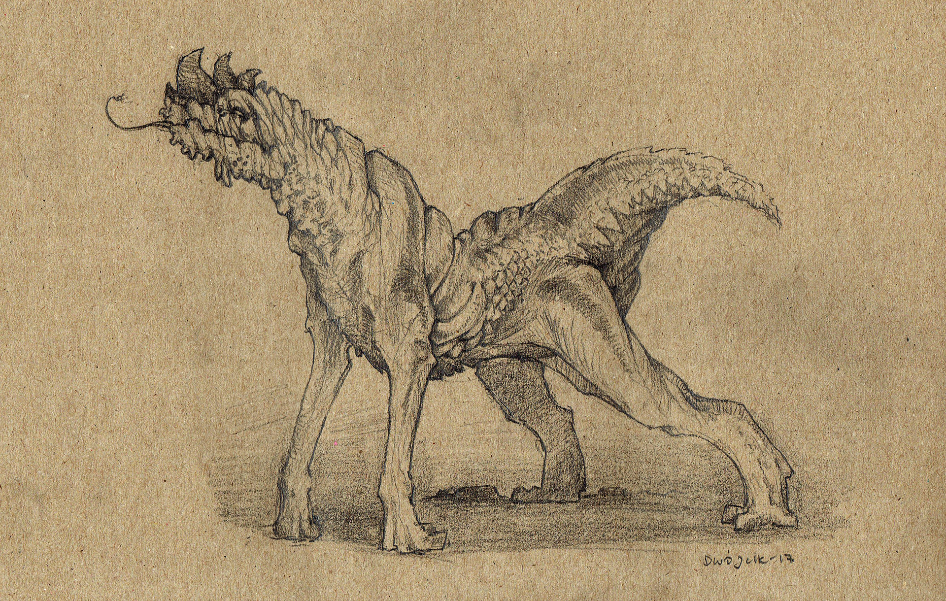ArtStation - Creature Drawing 8