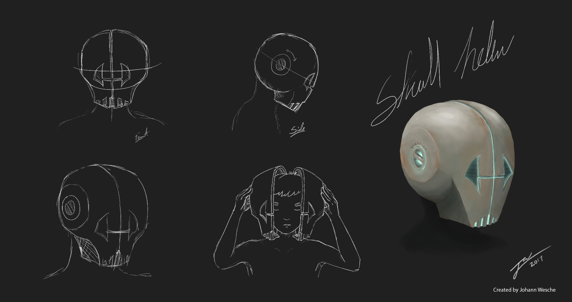 ArtStation - Skull Helm Concept