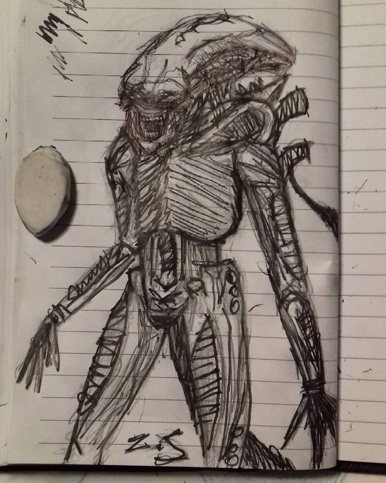 ArtStation - 1979 Alien Sketch