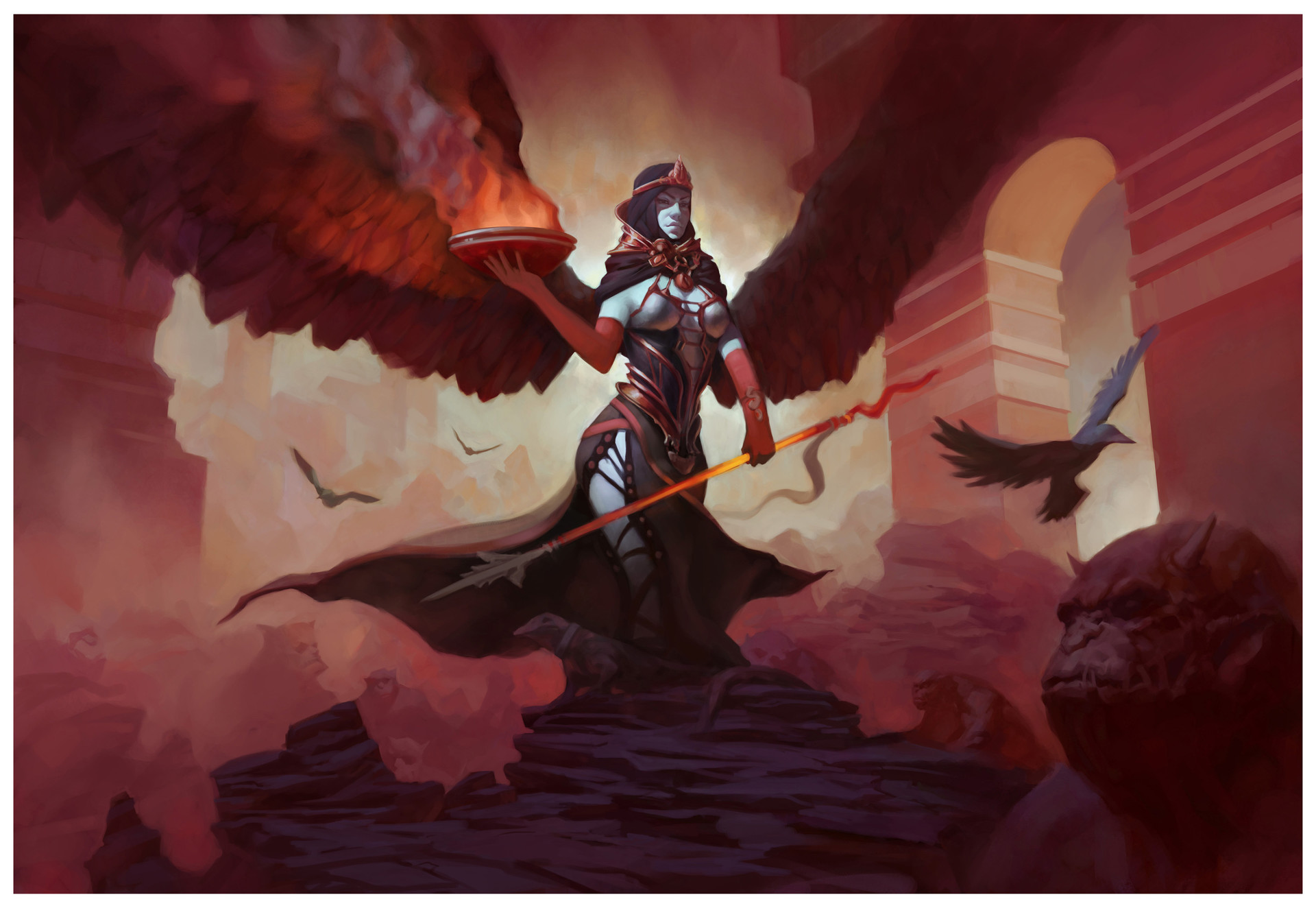 ArtStation - Bird lady